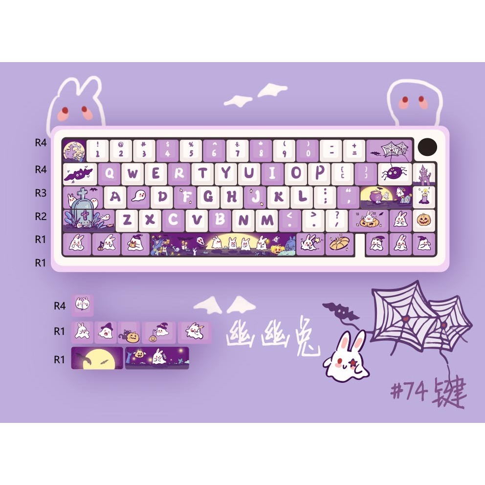 Set Keycap Alice Phantom Rabbit Cho Bàn Phím Cơ - Profile MDA - Hỗ trợ ...
