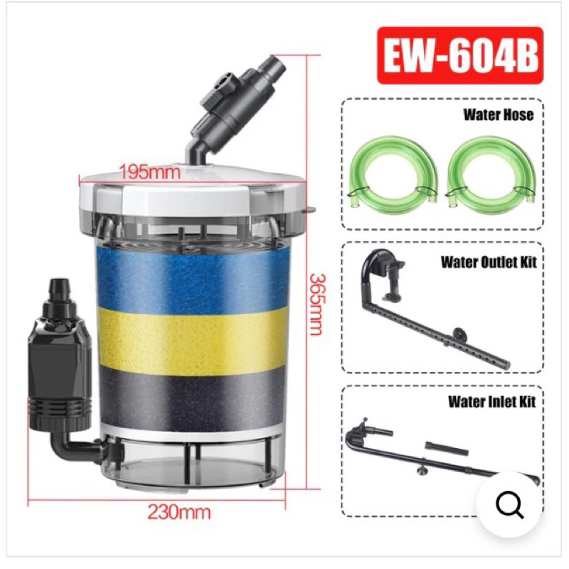 Lọc thùng Sunsun EW/HW 604B - lọc thùng nhỏ hàng chính hãng | Shopee ...