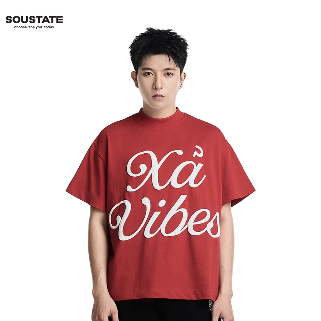 Áo Thun Big Boxy Xả Vibes 100% Cotton (Đỏ) - SOUSTATE Chính Hãng ...