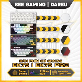 Bàn phím cơ chính hãng Dareu EK75 / EK75 Pro (Led RGB, 75%, Hotswap ...