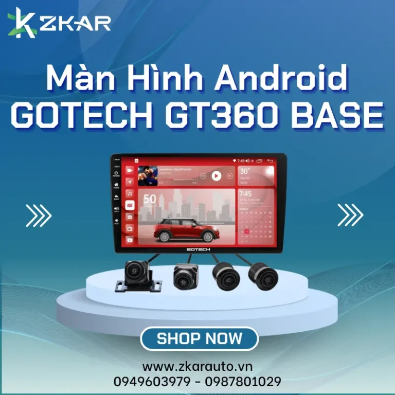 Màn hình Android Gotech GT360 Base cho ô tô | Shopee Việt Nam
