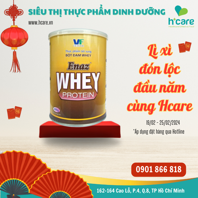TPBS-bột dinh dưỡng VietFood Enaz Whey Protein 300g- Bổ sung đạm cho ...