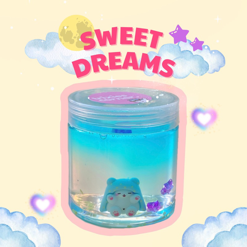 SWEET DREAMS (Clear Slime)// Slime trong suốt siêu đẹp//Slime chất ...