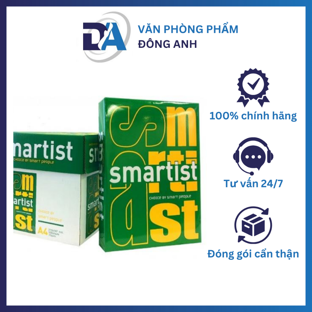 Giấy Smartis A4 định lượng 70gsm | Shopee Việt Nam