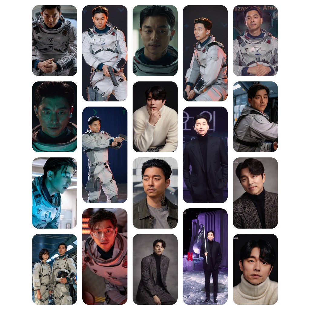 Lomo card 18 ảnh bo góc Gong Yoo - The Silent Sea | Shopee Việt Nam