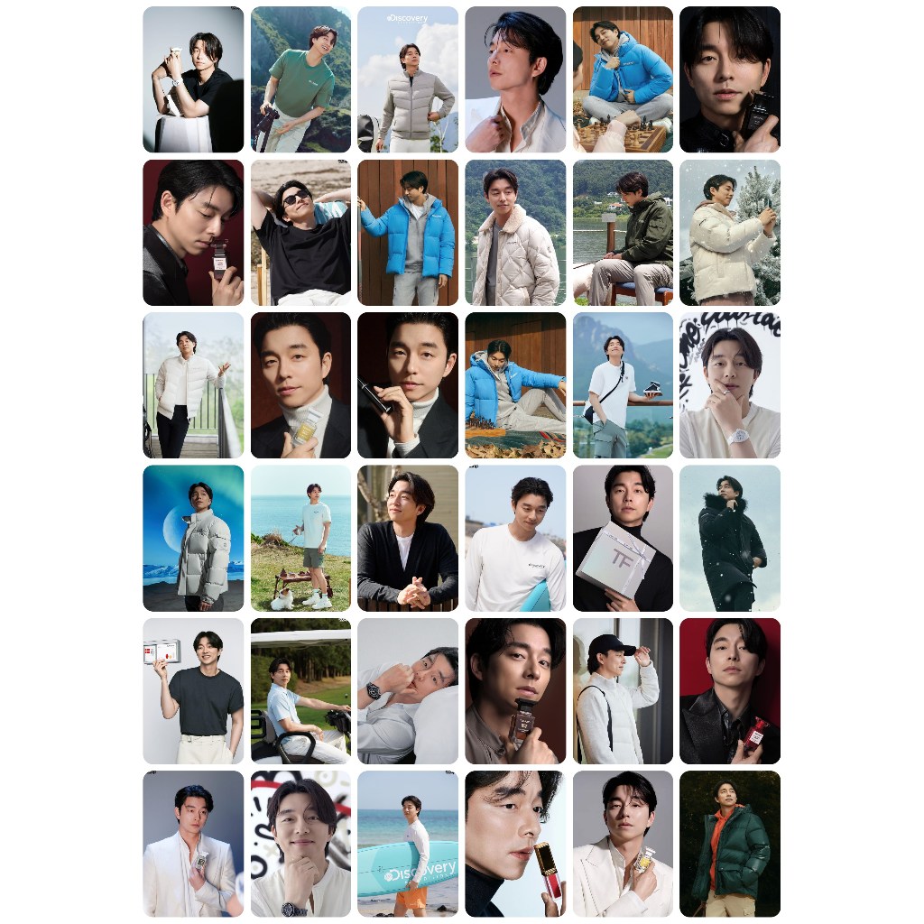 Lomo card 36 ảnh bo góc Gong Yoo - CF | Shopee Việt Nam