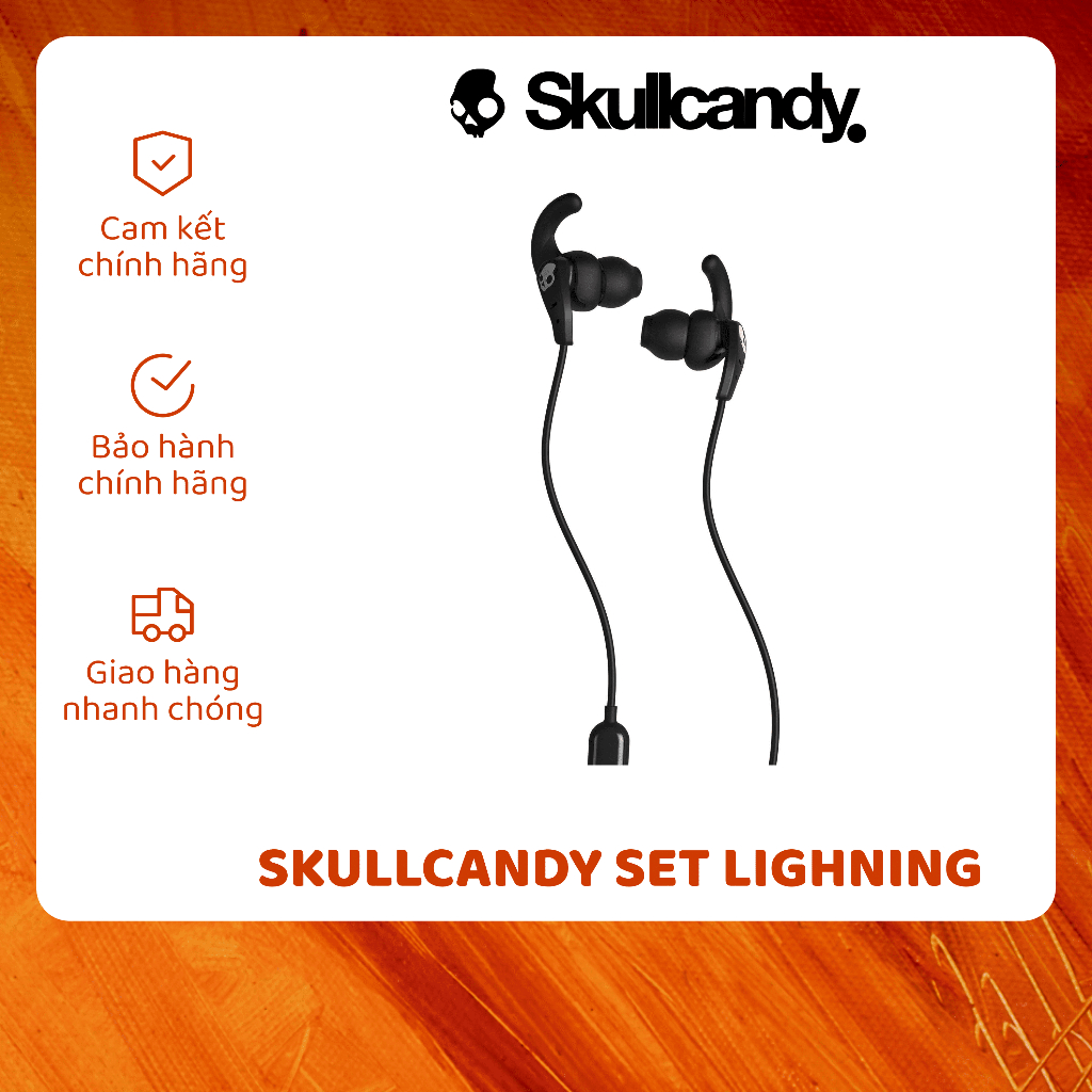 Skullcandy Set Lighning - Tai nghe nhét tai có chống ồn | Shopee Việt Nam