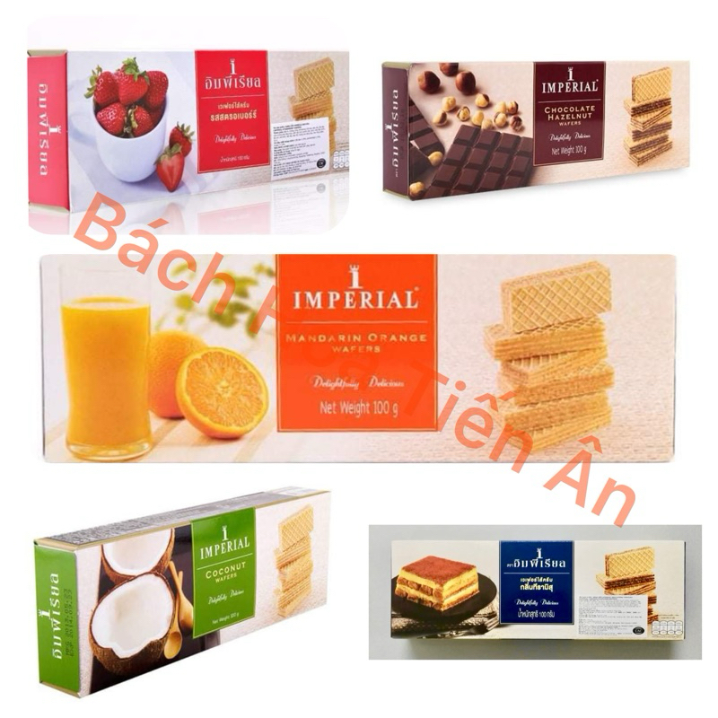 Combo 2 hộp Bánh Xốp Nhân Kem Mix Nhiều Vị Imperial (100g x 2 hộp) Thái Lan | Shopee Việt Nam