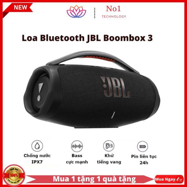 Loa Bluetooth JBL Bombox (100W) -Loa Bluetooth JBL Boombox 3 - Âm Thanh Siêu Bass Cực Mạnh ...