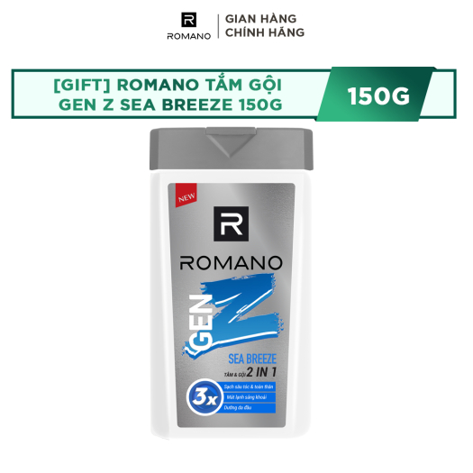 Tắm gội 2 trong 1 Romano Genz Sea 150g (Màu ngẫu nhiên) | Shopee Việt Nam