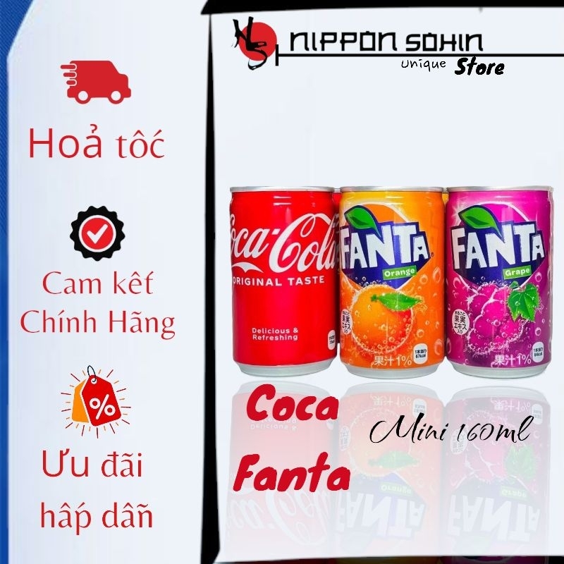 [ combo*3 lon*160ml ]Coca nhí - cocacola Nhật Bản. Nước uống có ga lon mini | Shopee Việt Nam