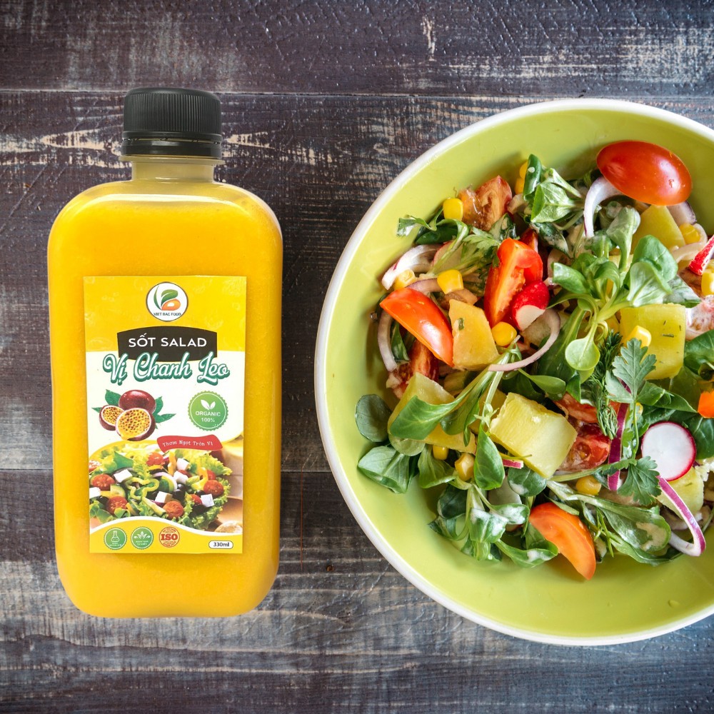 Sốt Salad Chanh Leo - Sốt Salad 330ml - Salad Việt Bắc Food Dùng cho ...