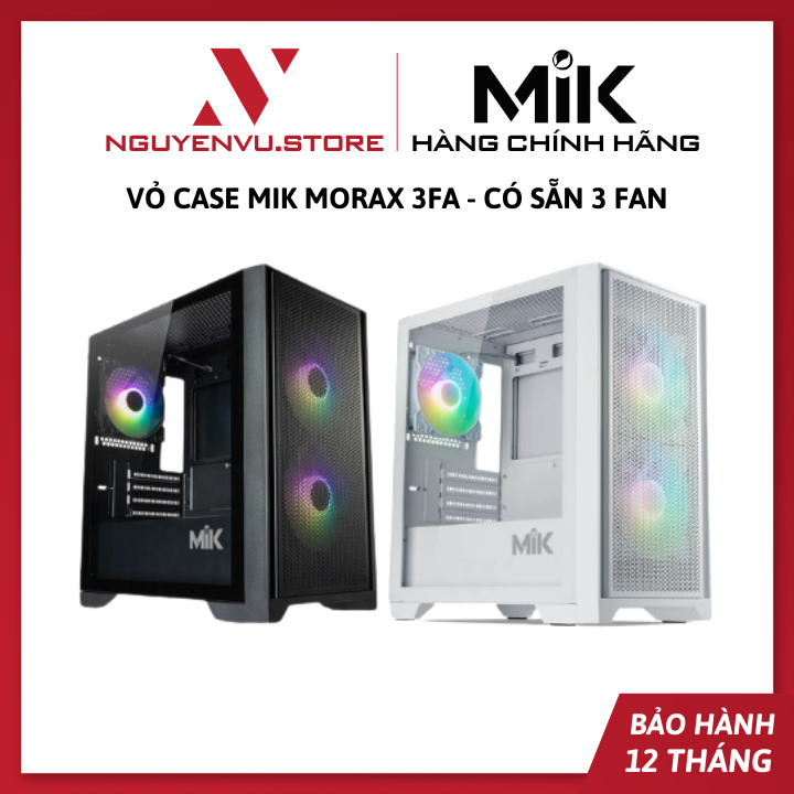 Vỏ Case MIK MORAX 3FA - Có sẵn 3 Fan - Hàng Chính Hãng | Shopee Việt Nam