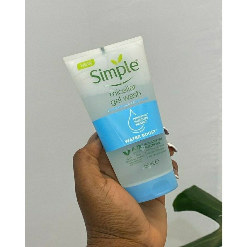 Sữa Rửa Mặt Simple Water Boost Micellar Facial Gel Wash 150ml | Shopee ...