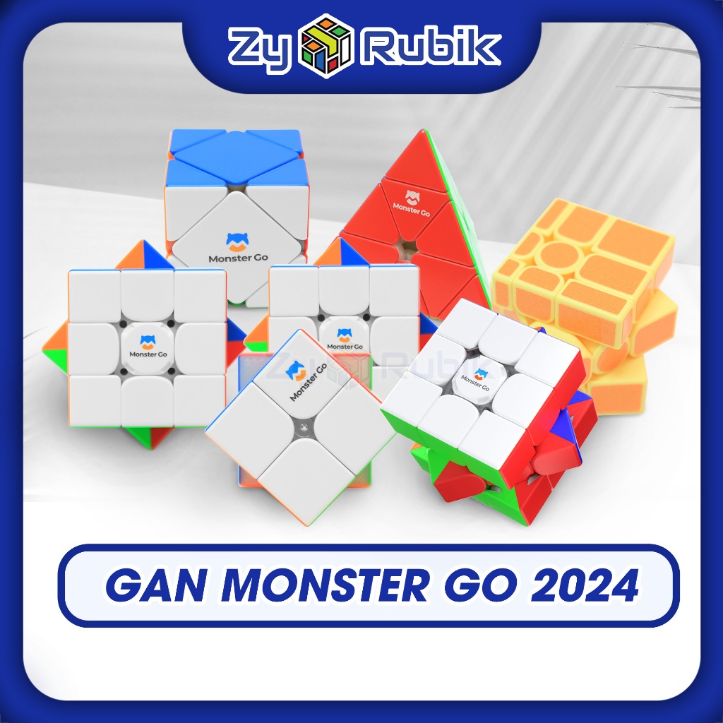Rubik Gan Monster Go 2024- Combo Rubik Gan Monster Go 2x2 3x3 3x3 M 3x3 ...