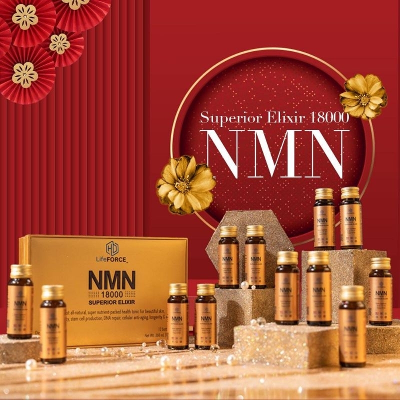 NMN 18000 Superior Elixir HD Lifeforce. Nước uống trẻ hóa | Shopee Việt Nam