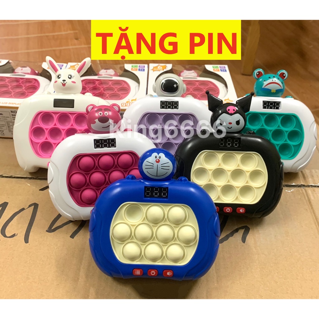 Máy chơi điện tử giải trí Pop it popit có nhạc, đèn, (TẶNG PIN) thế hệ ...