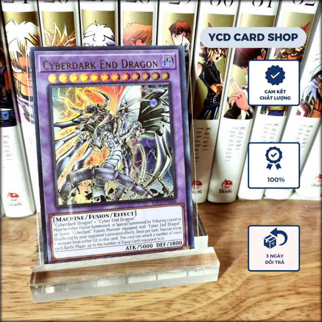 Thẻ bài yugioh chính hãng Cyberdark End Dragon – Ultra Rare | Shopee ...