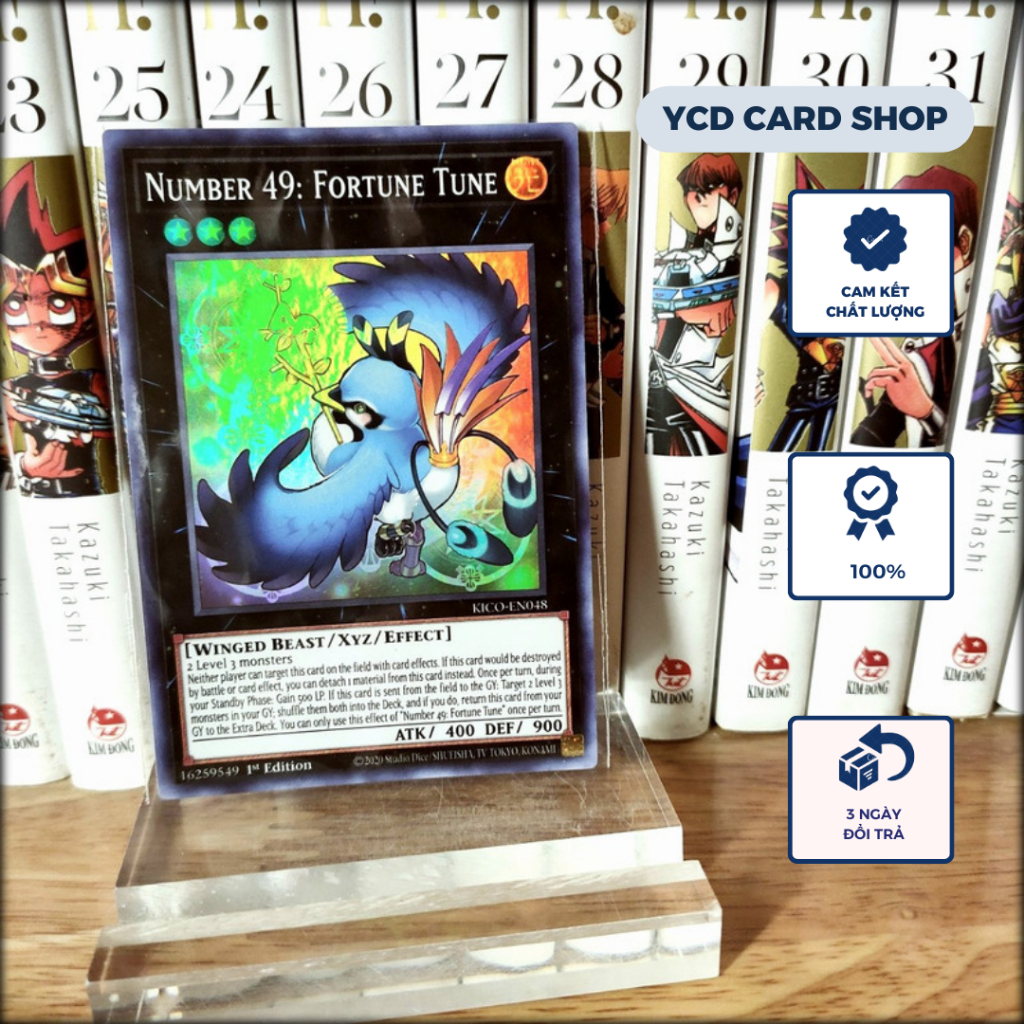 Thẻ bài yugioh chính hãng Number 49: Fortune Tune – Super Rare | Shopee ...
