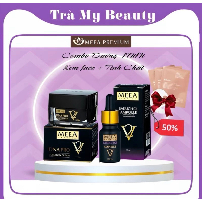 Combo FACE MEEA Cá hồi ( Kem FACE + TINH CHẤT ) | Shopee Việt Nam