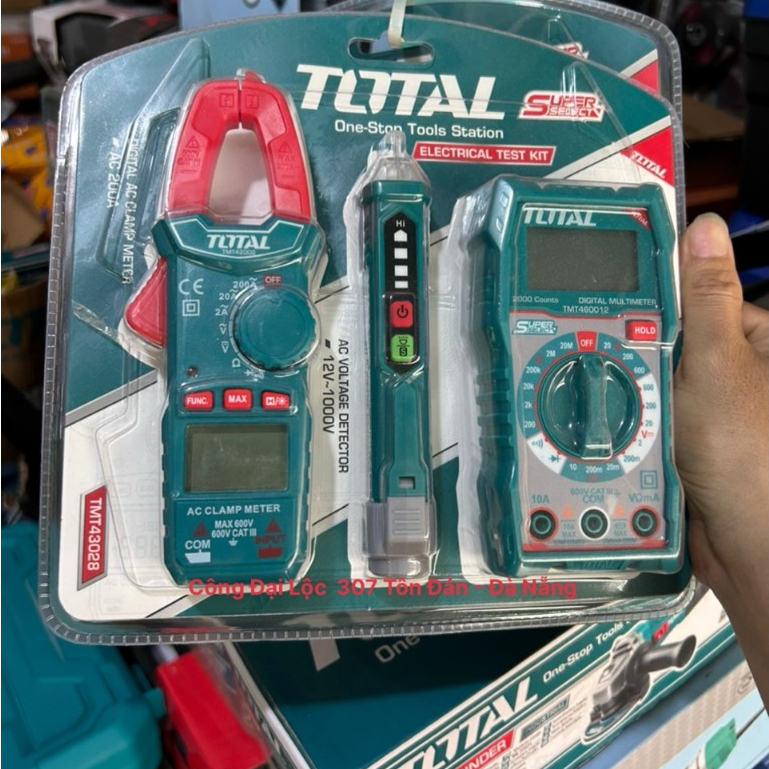 Bộ 3 dụng cụ đo kiểm tra điện (dòng siêu rẻ) TOTAL TMT43028 dùng cho thợ điện điện tử | Shopee ...