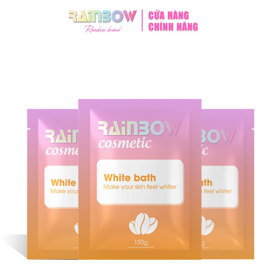 [Chính hãng] COMBO 3 GÓI TẮM TRẮNG RAINBOW COSMETICS DƯỠNG DA TOÀN THÂN ...