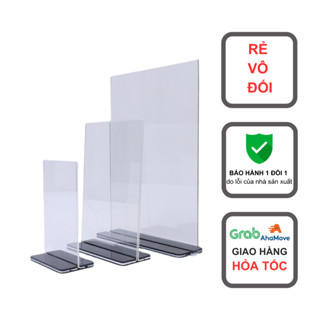 Standee Menu Mica A4 A5 A6 Đế lùa 02 mặt Mica Đài Loan | Shopee Việt Nam