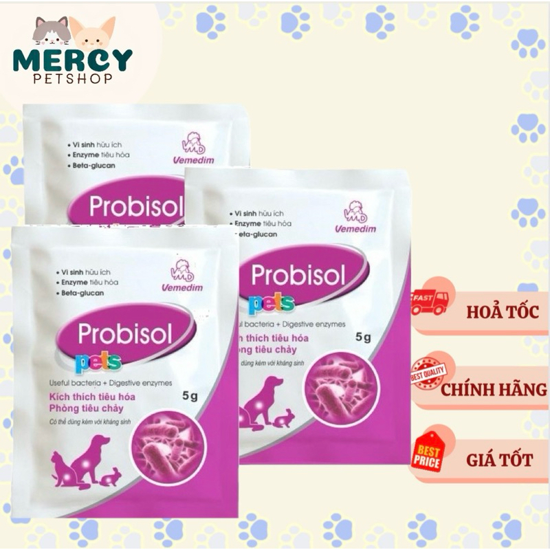 Men Tiêu Hóa Probisol Chính Hãng Vemedim Cho Chó Mèo Tốt Tiêu Hóa, Hết ...