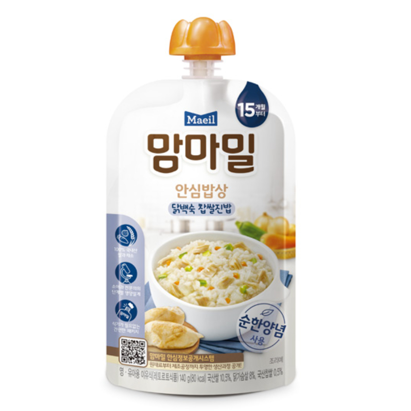[SHIP AIR] Cháo tươi ăn dặm/cháo ăn liền hữu cơ Maeil cho bé 6m, 9m, 12m, 15m+ 100g | Shopee ...