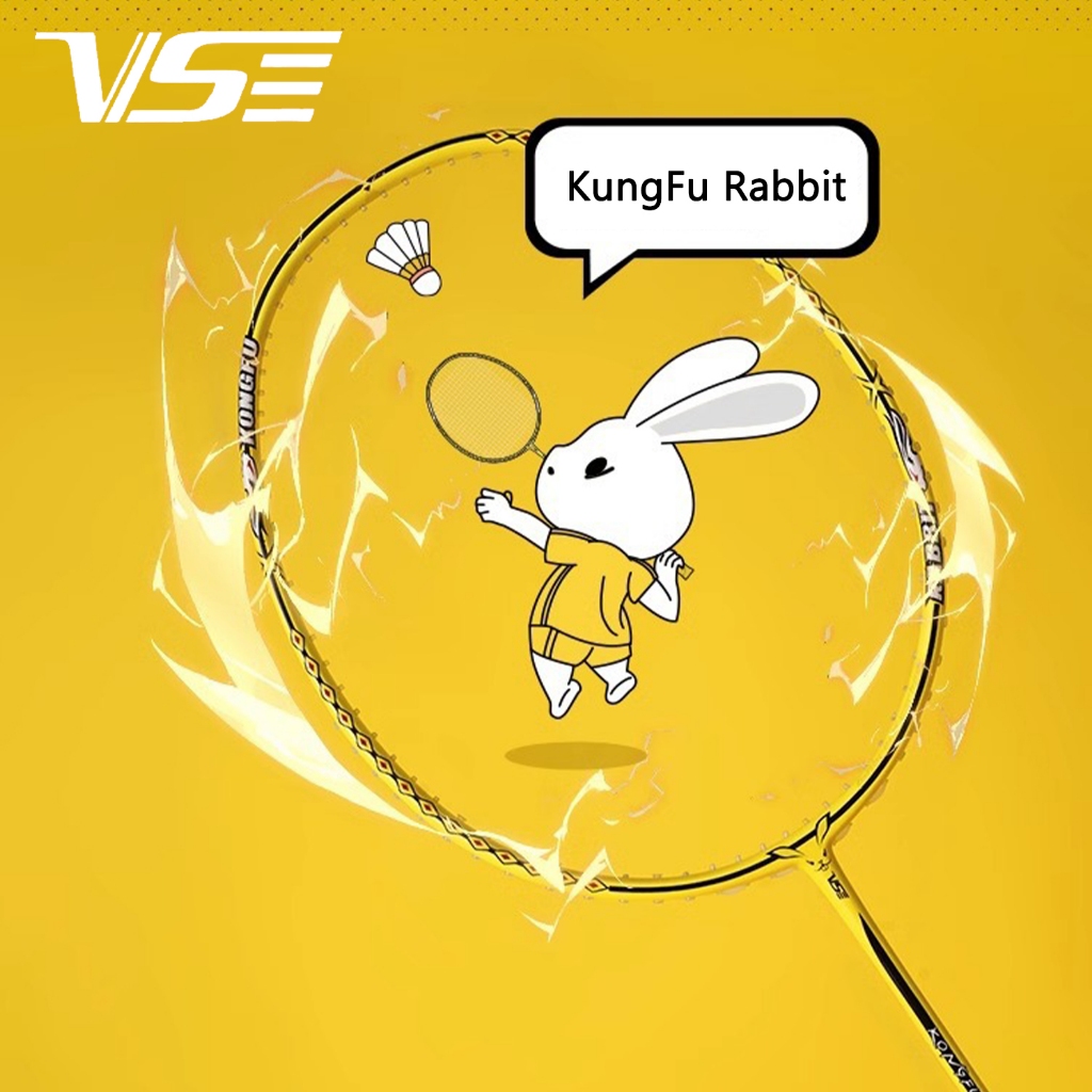 Vợt cầu lông VS Kongfu Rabbit chính hãng 4UG6 carbon graphite, vợt ...