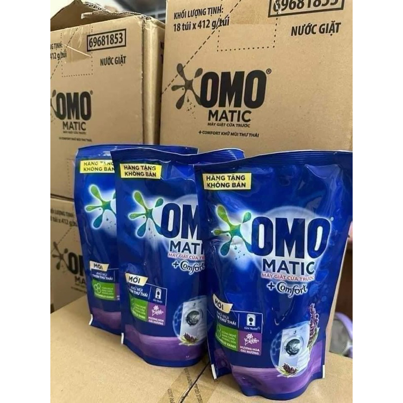 Nước giặt Omo Matic 2in1 Comfort thơm mát dùng cho máy giặt cửa trước ...