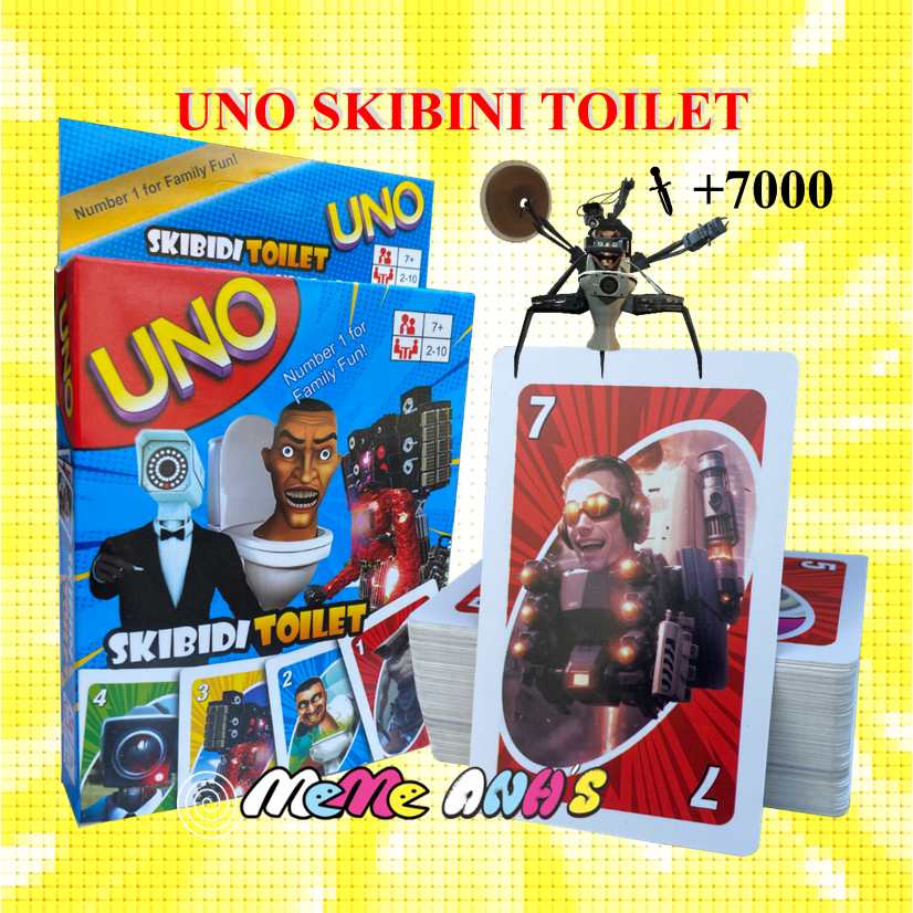 Bài uno Skibidi Toilet bán sỉ | Shopee Việt Nam