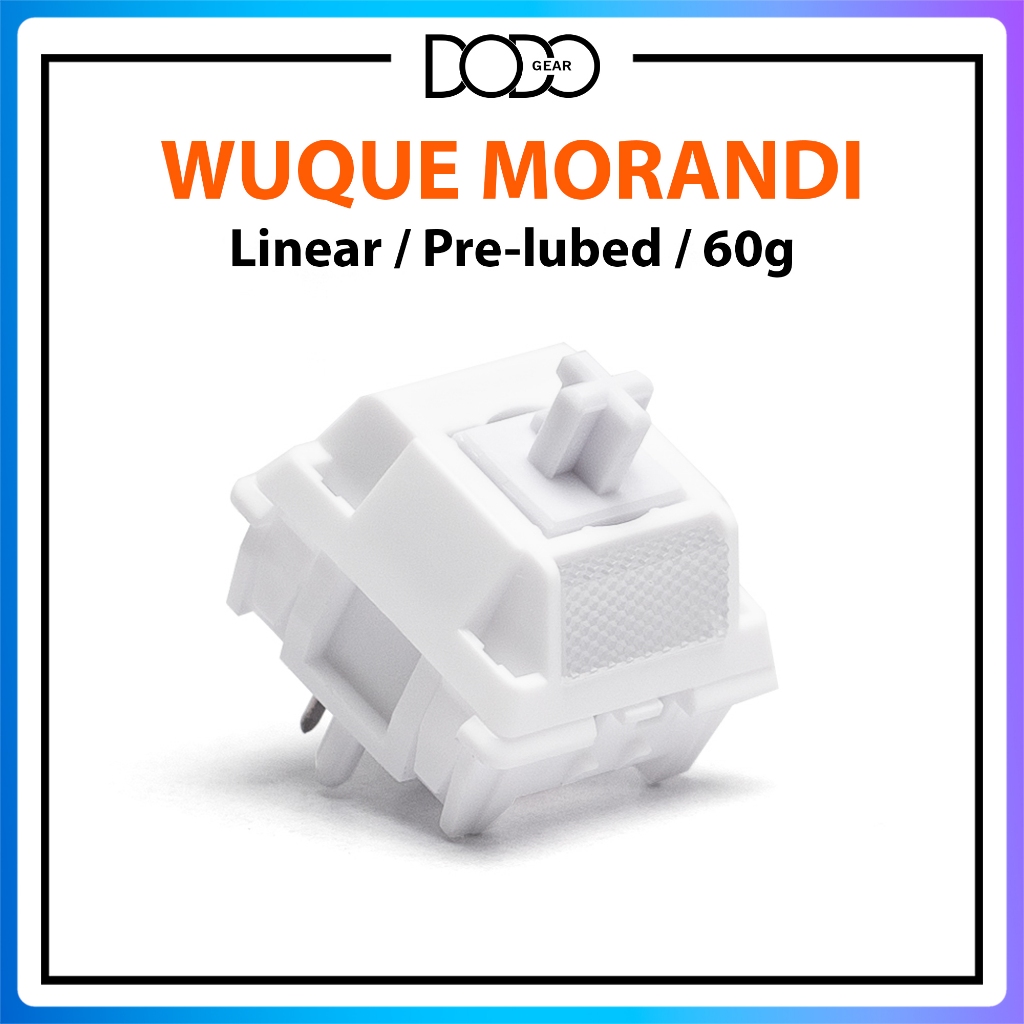 Switch Wuque Studio WS Switch Morandi linear 60g tản LED tốt công tắc bàn phím Wuque WS Morandi ...