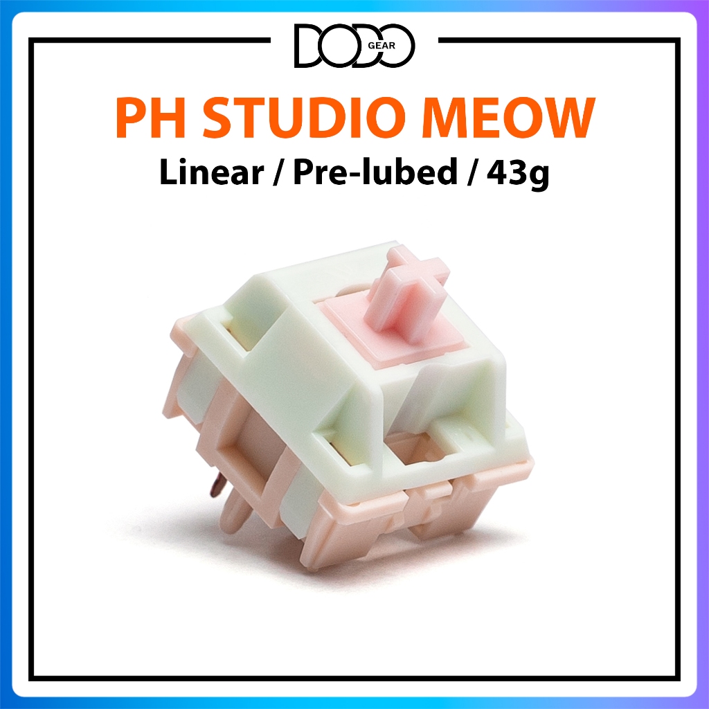 Switch PH Studio KTT Meow 5 PIN Linear 43g công tắc bàn phím Switch KTT ...