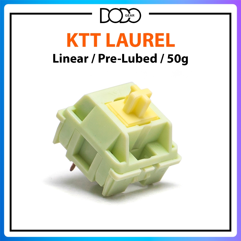 Switch KTT Laurel 3 PIN Linear 50g công tắc bàn phím Switch KTT Nguyệt Quế 3 pin DoDo Gear ...