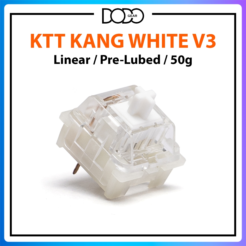 Switch Kang White V3 - KTT Kang White V3 Linear 50g công tắc bàn phím Switch KTT KangWhite V3 ...