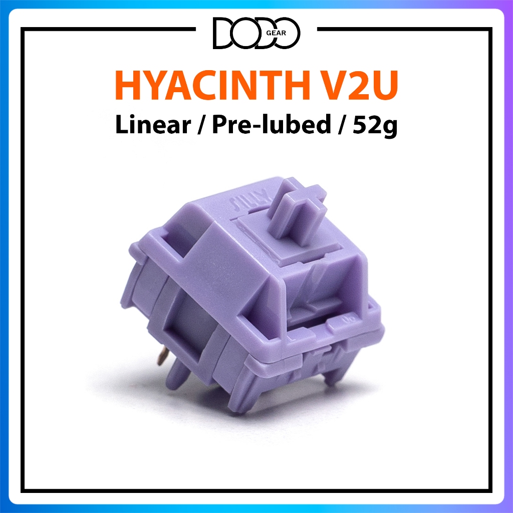 Switch Sillyworks Hyacinth HMX V2U 5 PIN Linear 52g công tắc bàn phím Switch Sillyworks Hyacinth ...