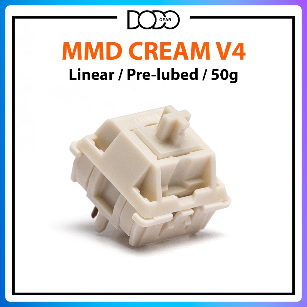 Switch MMD Cream V4 5 PIN Linear 50g công tắc bàn phím Switch MMD Cream ...