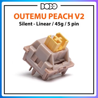 Switch Outemu Silent Lime Peach Crystal Gray White Yellow công tắc bàn phím Switch Silent yên ...