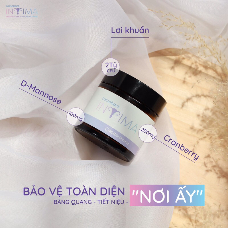 Lactobact Intima - Men vi sinh phụ nữ giảm từ Đức hộp 30 viên | Shopee ...