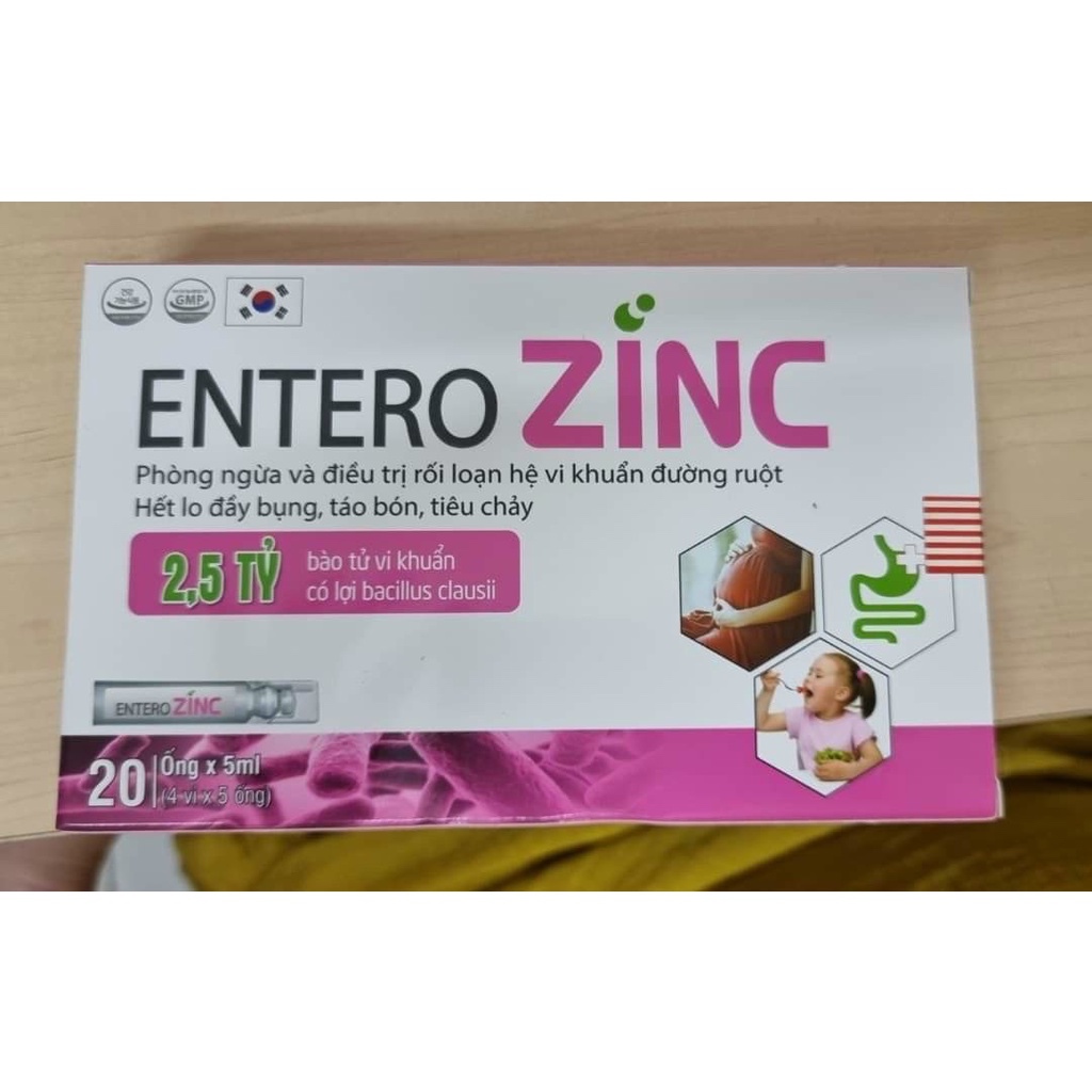 ENTERO ZINC Men Vi Sinh Kết Hợp Kẽm - Cân Bằng Hệ Vi Sinh Và Tăng Đề ...