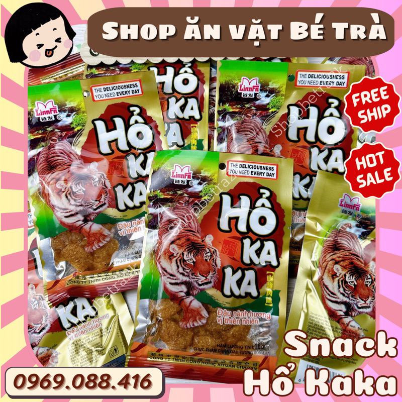 Thịt hổ kaka, snack miếng cay hổ kaka ăn vặt tuổi thơ, đồ ăn vặt 1k ...