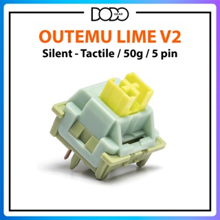 Switch Outemu Silent Lime Peach Crystal Gray White Yellow công tắc bàn phím Switch Silent yên ...