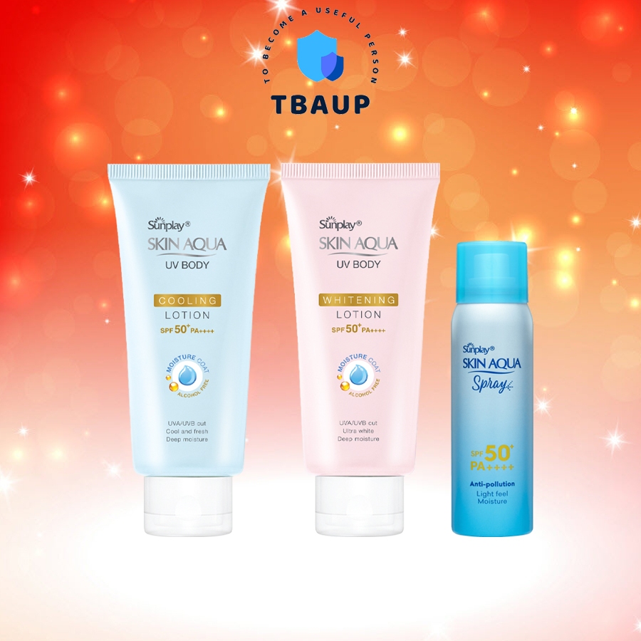 Kem chống nắng Sunplay Skin Aqua dạng lotion dưỡng thể toàn thân, trắng mịn, mát lạnh (UV Body ...