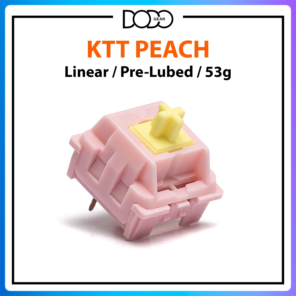 Switch KTT Grapefruit Sea Salt Lemon Mint Peach 3 PIN Linear 53g công tắc bàn phím Switch KTT ...