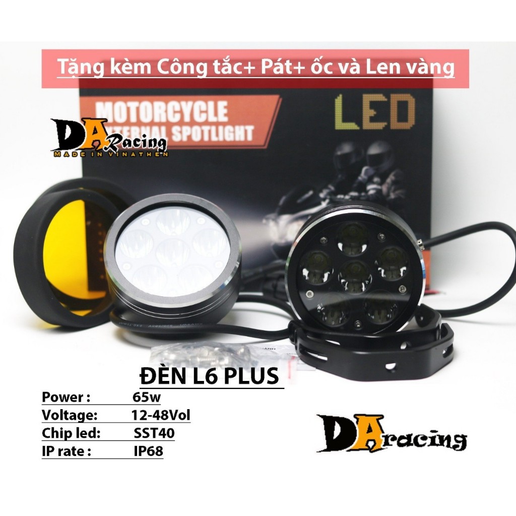 Đèn trợ sáng L6 PLUS 65W CHÍP SST40 sIÊU SÁNG | Shopee Việt Nam