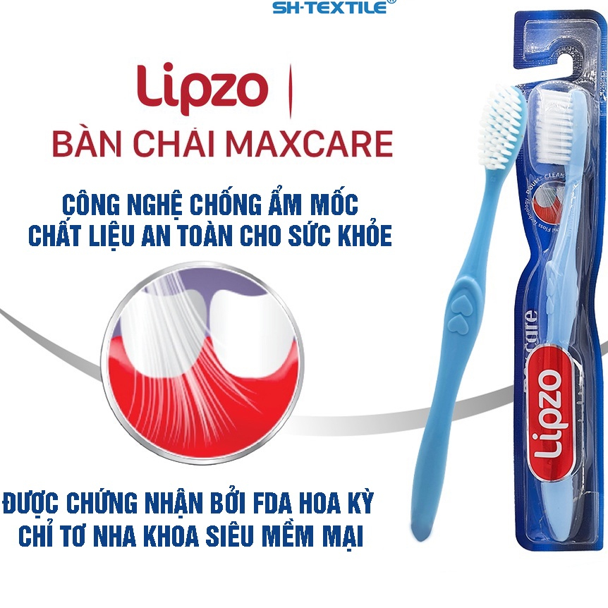 Bàn Chải Răng Lipzo Maxcare Cho Người Lớn Công Nghệ Lông Chỉ Tơ Nha ...