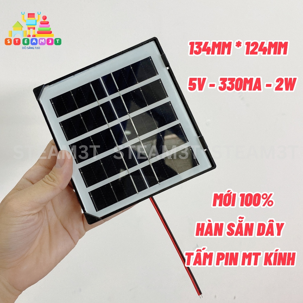 Tấm pin năng lượng mặt trời đã hàn sẵn dây - PIN MẶT TRỜI MINI - 2V 3V ...