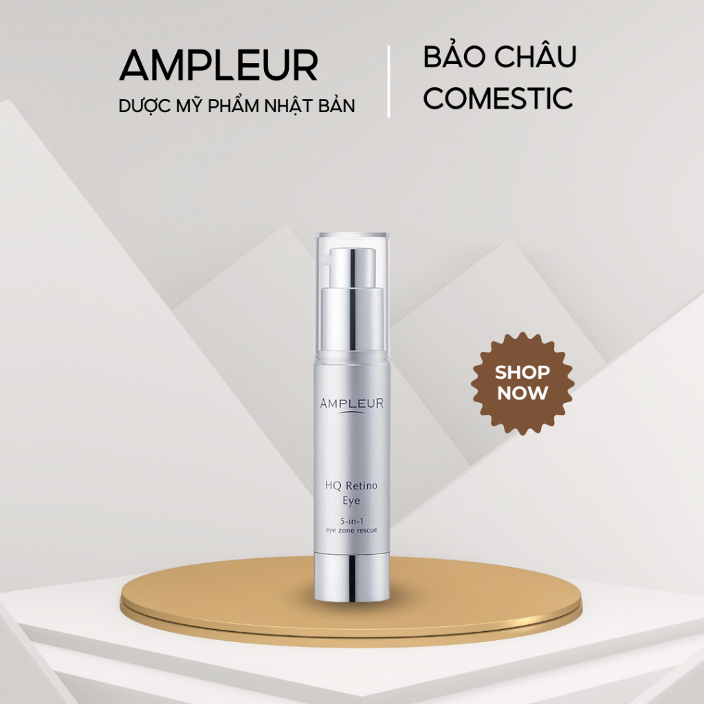 Kem mắt 5 trong 1 AMPLEUR HQR tăng cường độ sáng và độ săn chắc cho đôi mắt Nhật Bản 20g ...