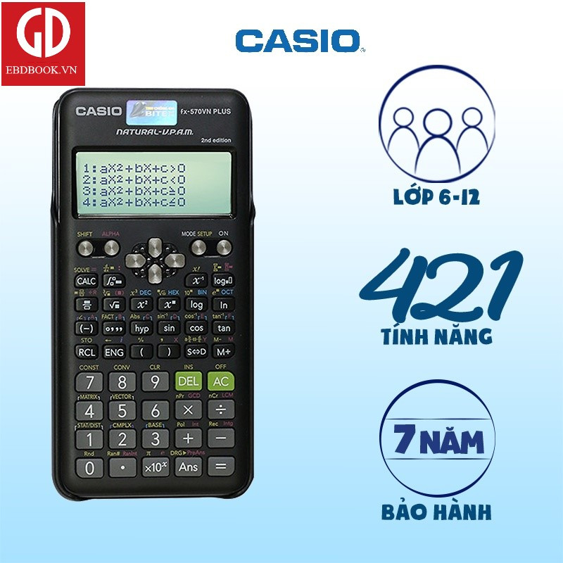 Máy tính Casio FX-570VN Plus New (2nd Edition) | Shopee Việt Nam